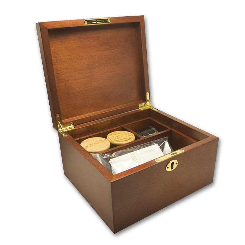 Custom logo gift wooden box