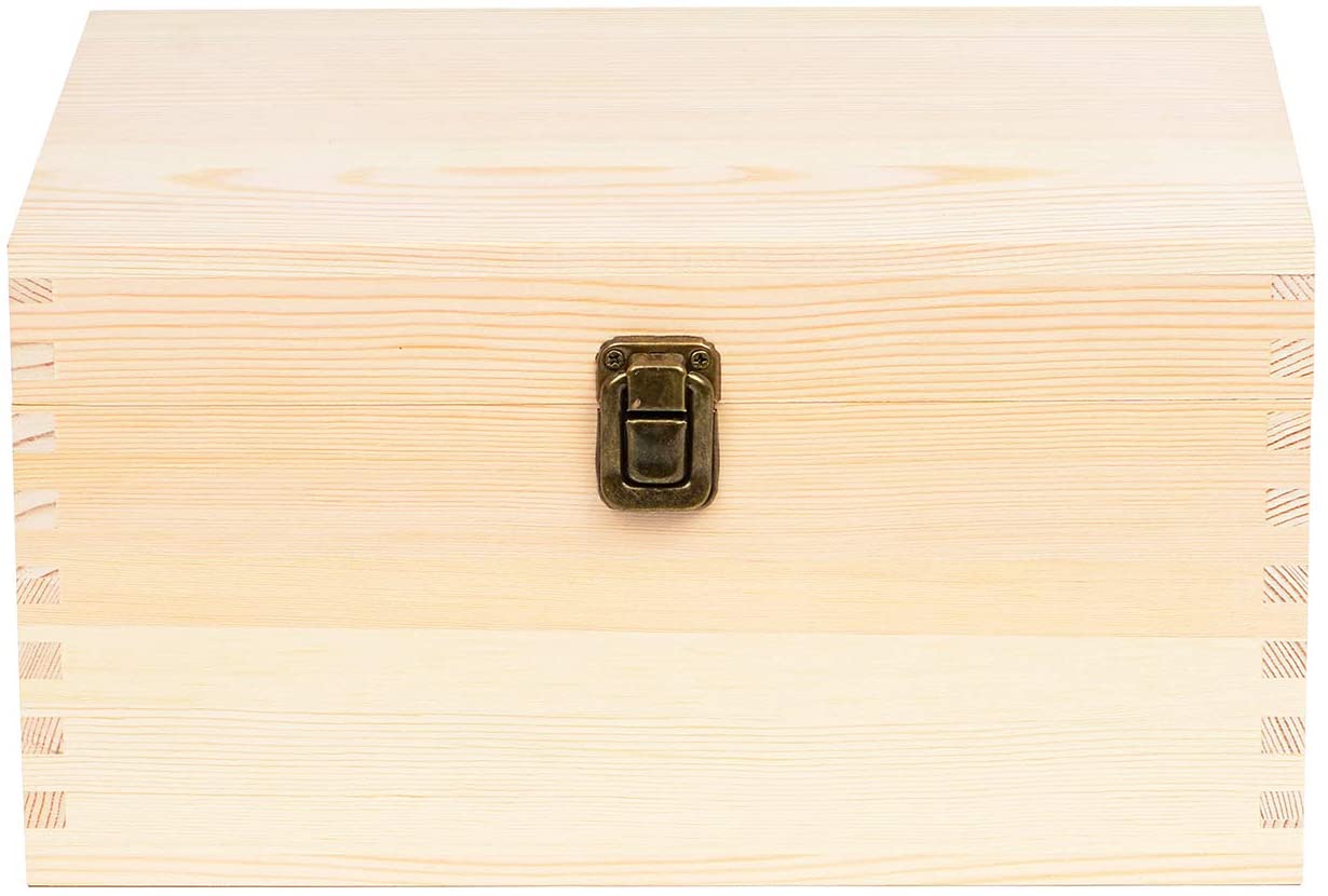 Custom logo wood gift box big size